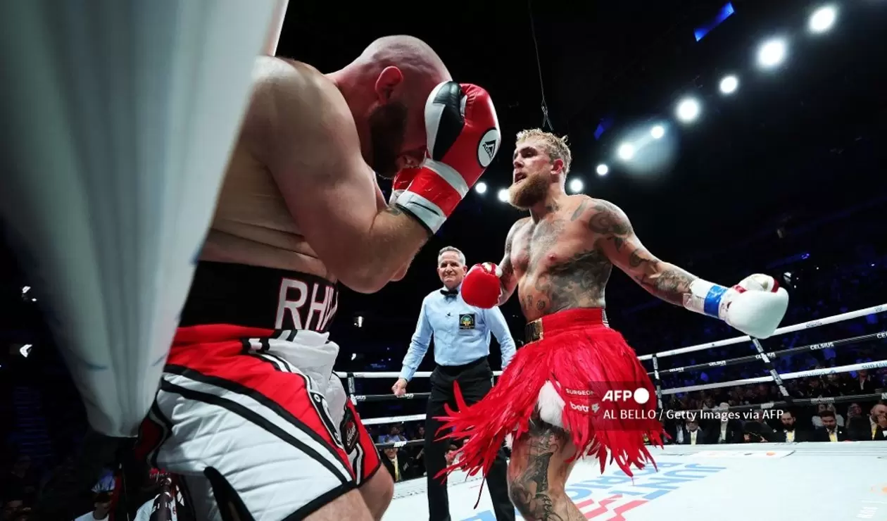 JAKE PAUL y el video del NOCAUT a Ryan Bourland en el primer asalto